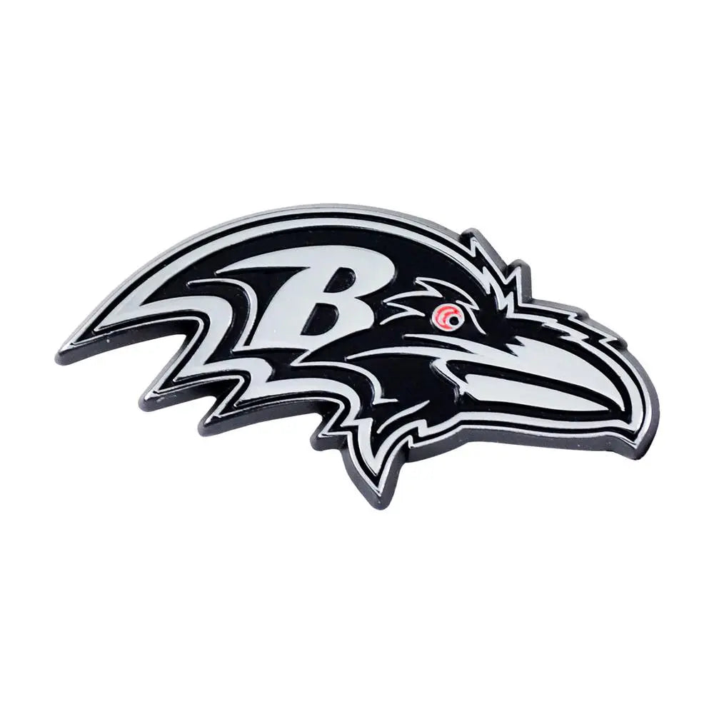 NFL All Teams Premium Chrome Plated Solid Metal Car Auto Emblems ...