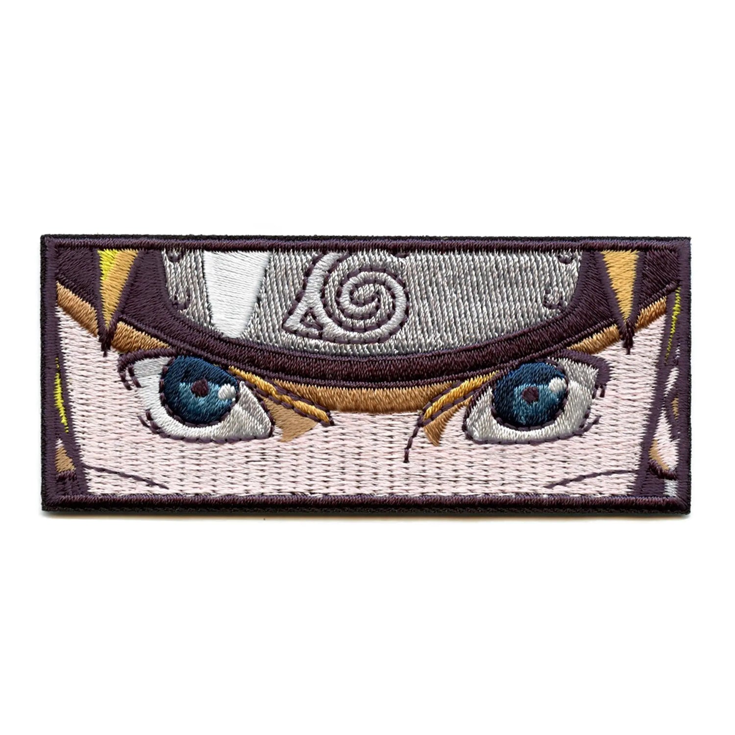 Official Naruto Patch Naruto Eyes Embroidered Iron On – Patch Collection