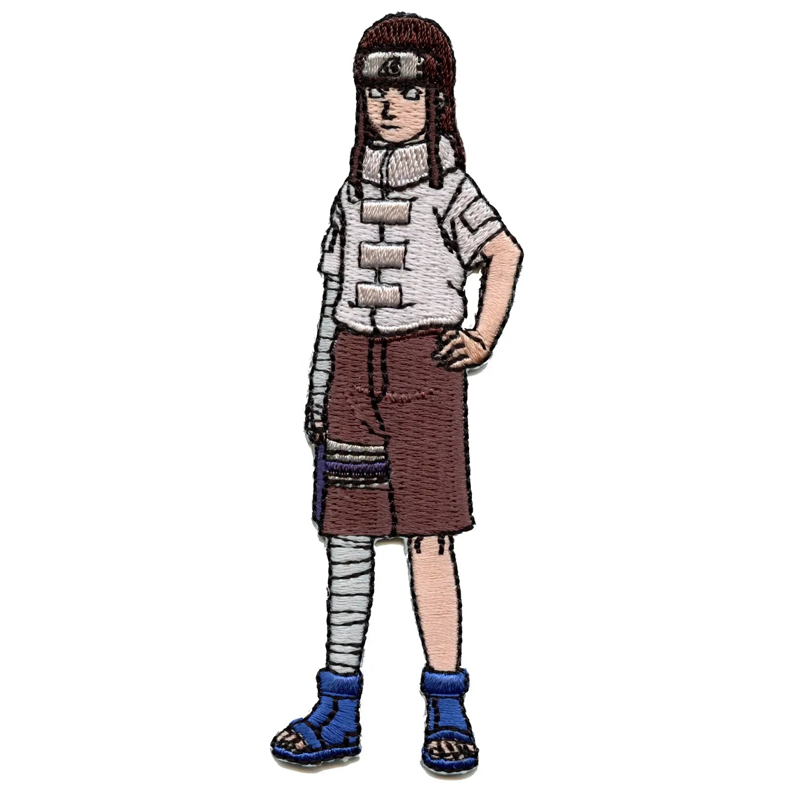 Naruto Anime Neji Embroidered Iron On Patch – Patch Collection