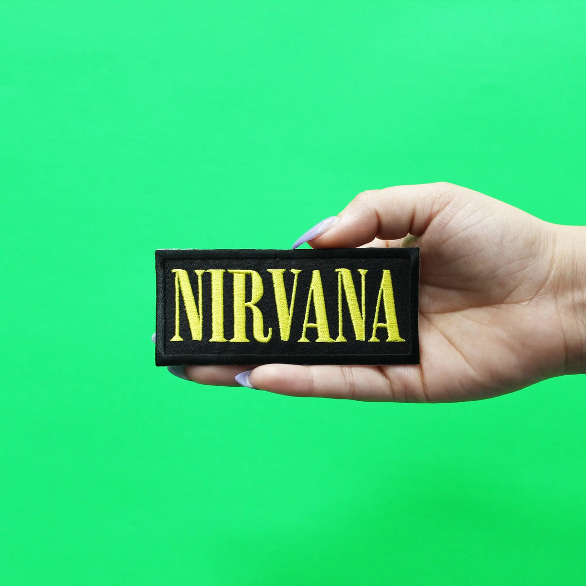 Official Nirvana Patch Box Logo Embroidered Iron On – Patch Collection