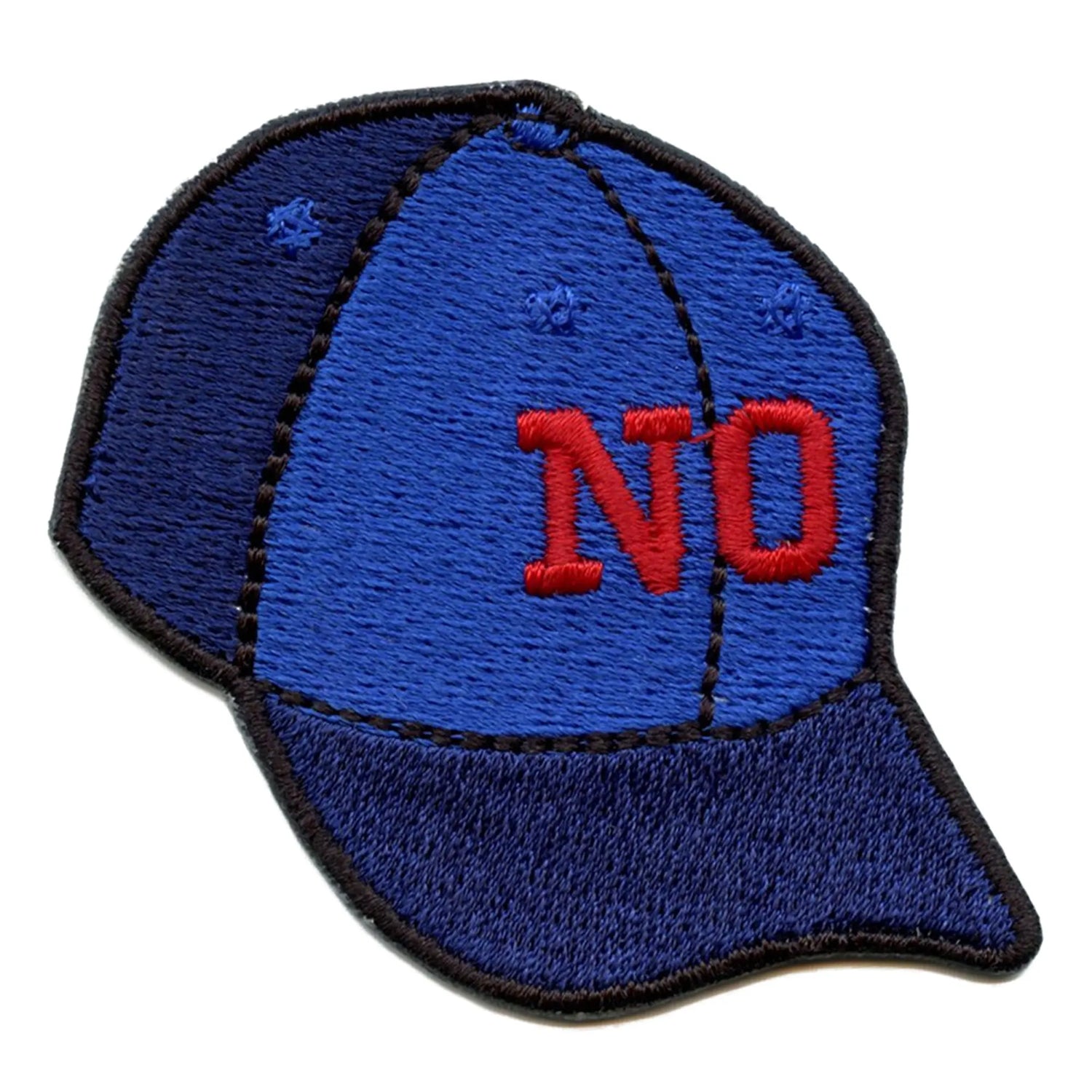 No Cap Patch Hat Emoji Embroidered Iron On – Patch Collection