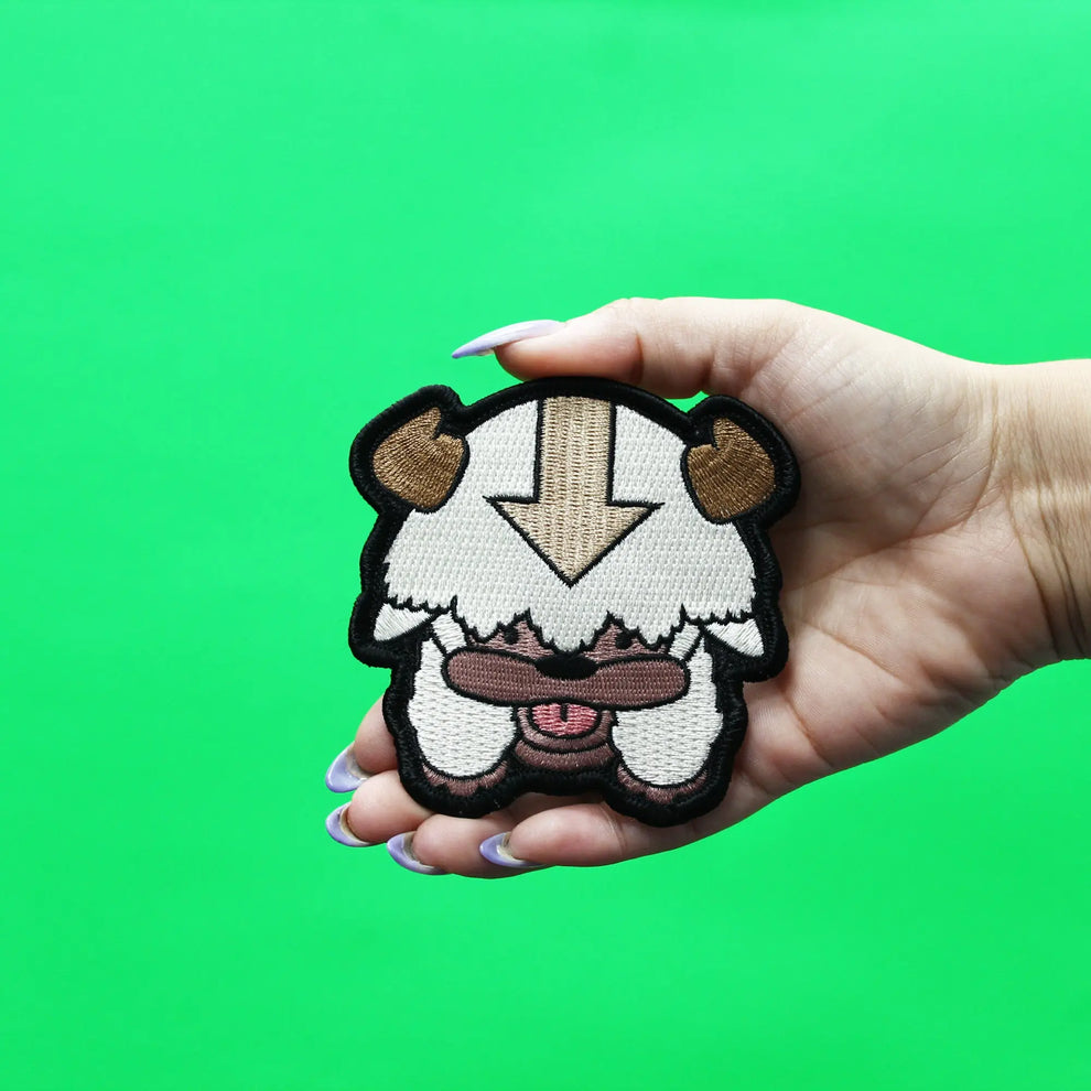 Official Avatar: The Last Airbender Patch Emoji Appa Embroidered Iron ...