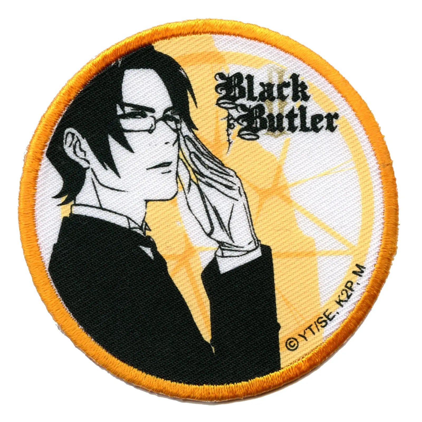 Official Black Butler II Anime Claude Foto Iron on Patch – Patch Collection