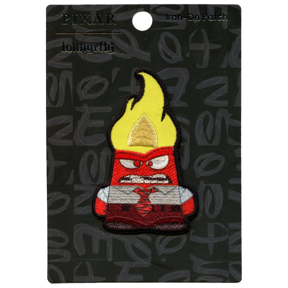 Official Disney's Inside Out Anger Embroidered Iron On Applique Patch ...