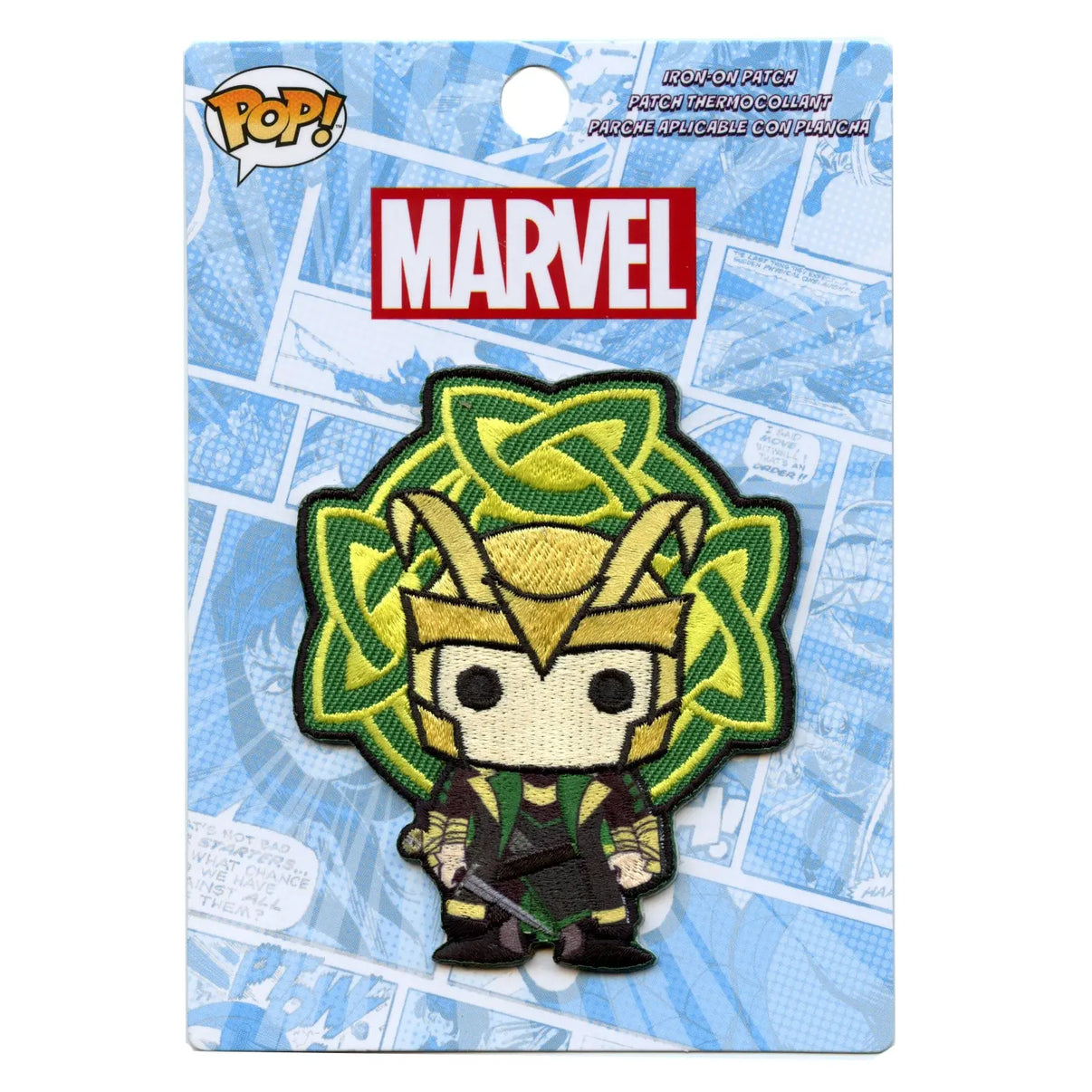 Official Marvel POP Loki Embroidered Iron On Patch – Patch Collection