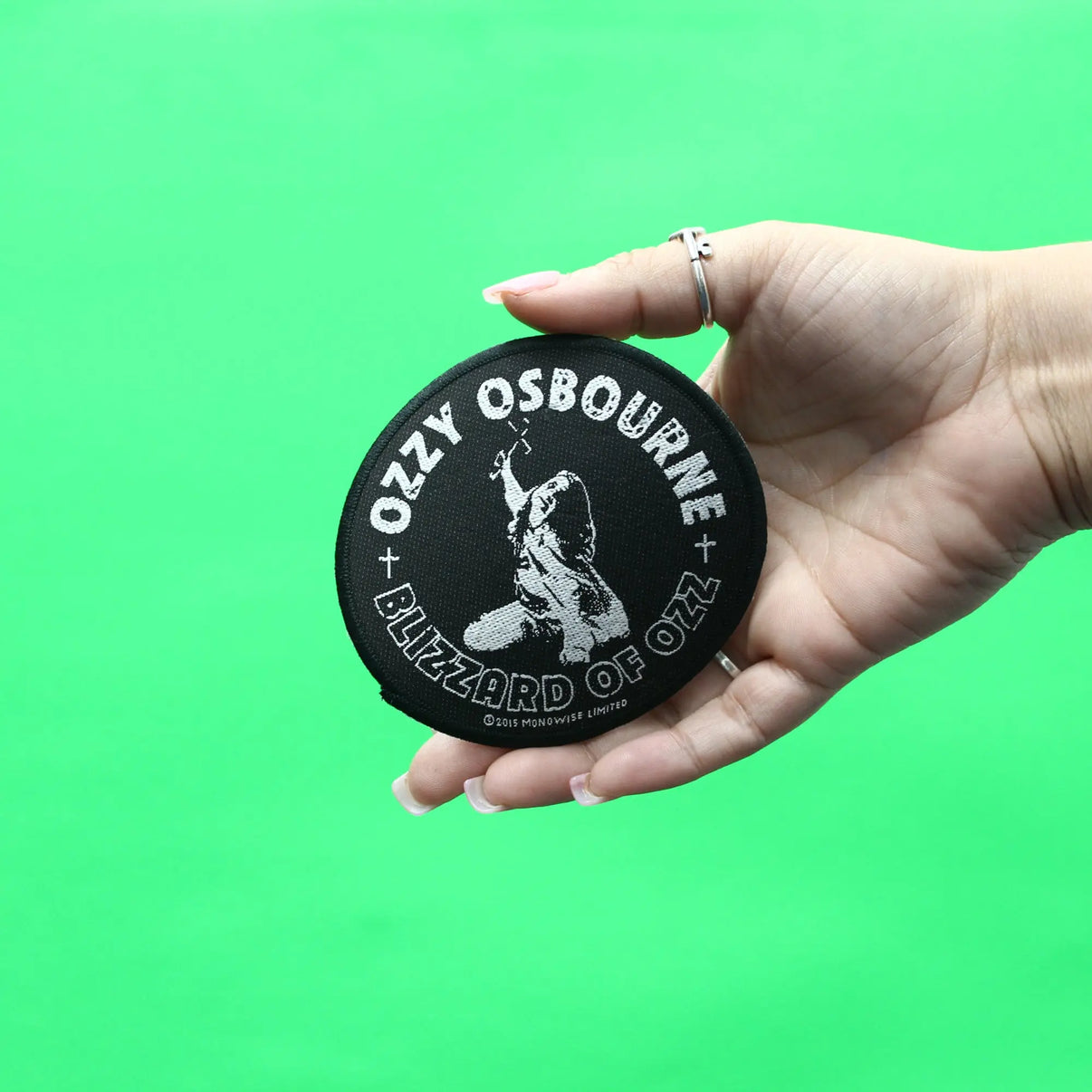 Ozzy Osbourne Blizzard Of Ozz Patch Legend Metal Classic Woven Iron On ...