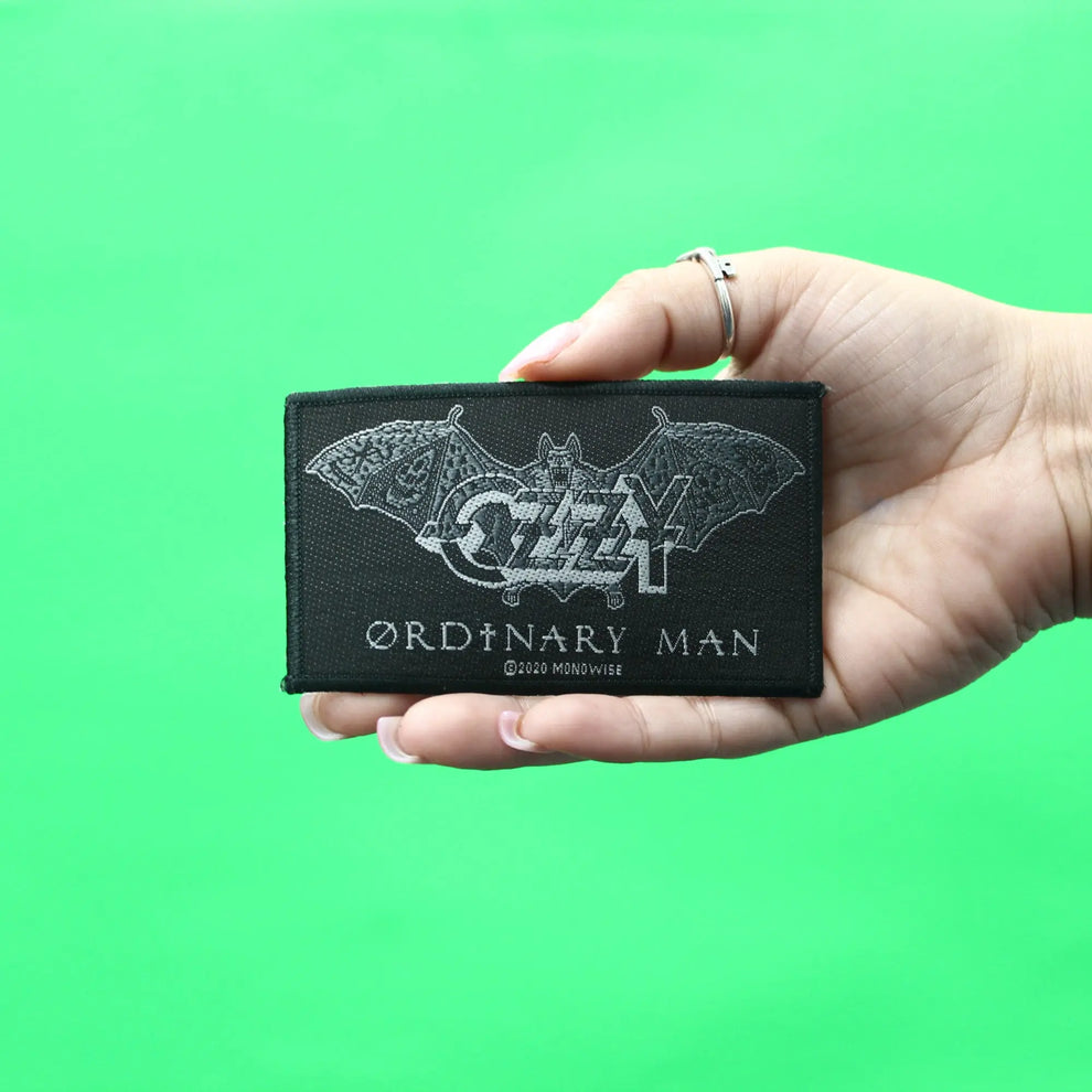 Ozzy Osbourne Ordinary Man Patch Legend Metal Classic Woven Iron On ...