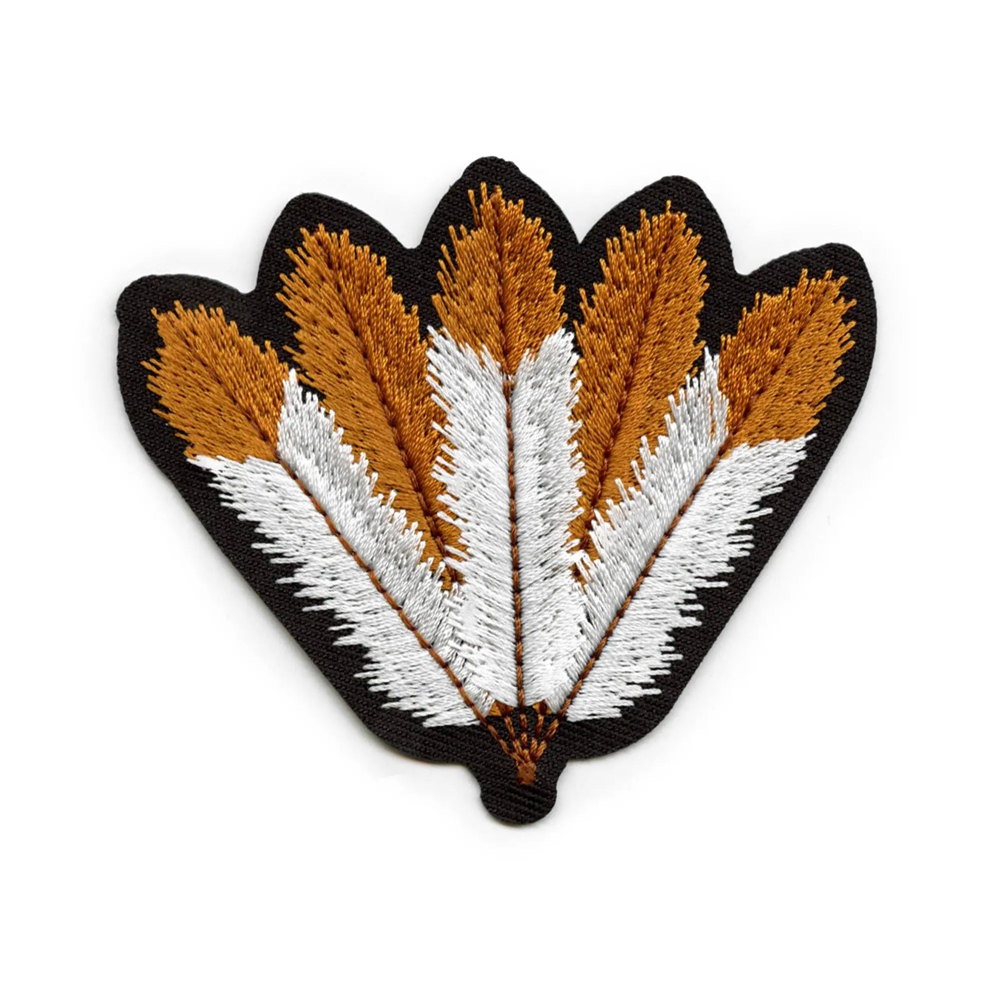 Native Feather Fan Patch Indigenous Honor Art Embroidered Iron On ...