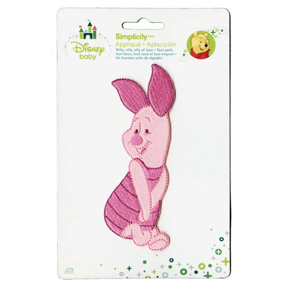 Disney Piglet Full Body Embroidered Applique Iron On Patch – Patch ...