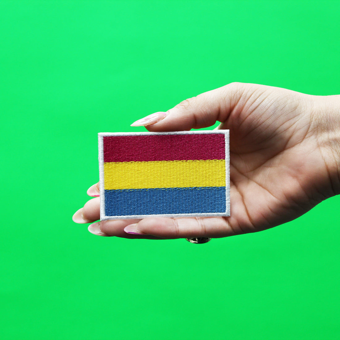 Pansexual Pride Flag Patch LGBTQ+ Embroidered Iron On – Patch Collection