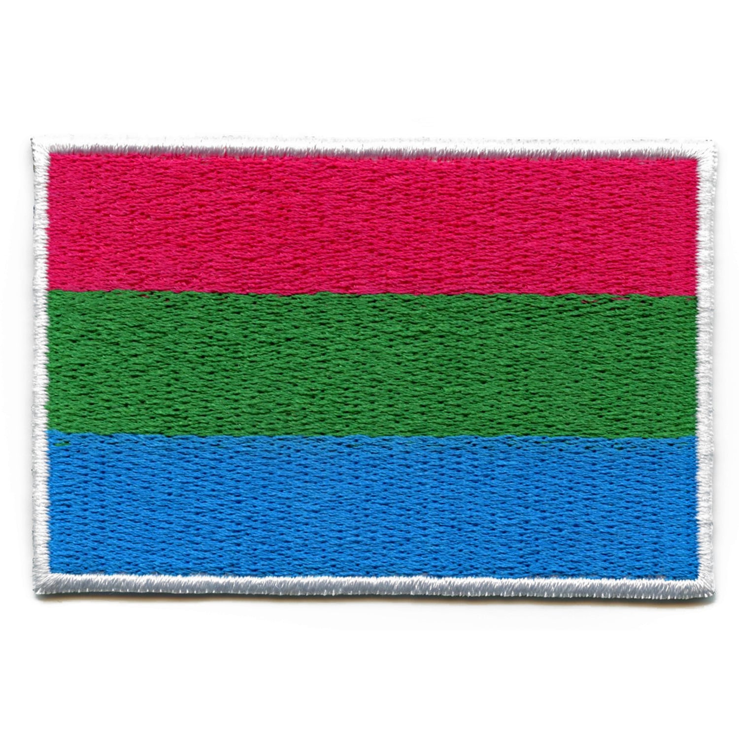 Polysexual Pride Flag Patch LGBTQ+ Embroidered Iron On – Patch Collection