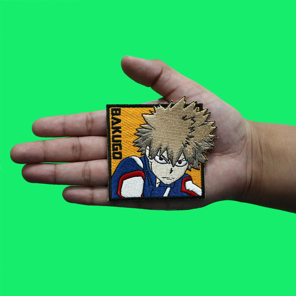 My Hero Academia Patch Portrait Bakugo Box Embroidered Iron On – Patch ...