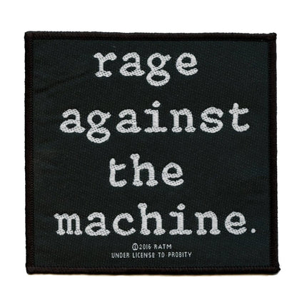 Rage Against The Machine Logo Patch Heavy Metal Woven Iron On – Patch ...