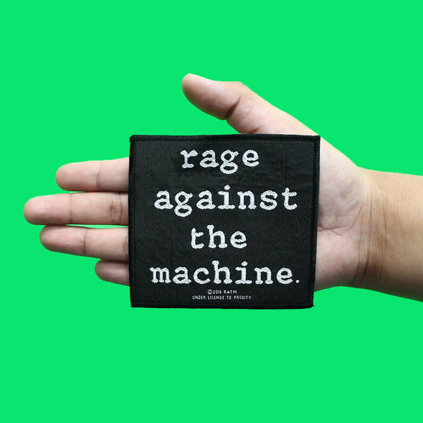 Rage Against The Machine Logo Patch Heavy Metal Woven Iron On – Patch ...