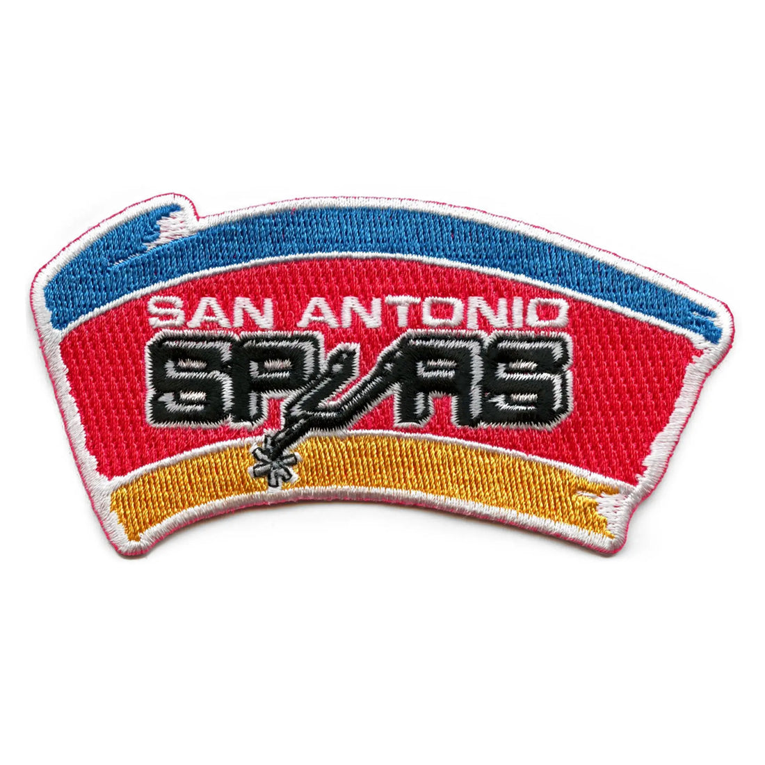 San Antonio Spurs Patch Hardwood Classic Logo Embroidered Iron On ...