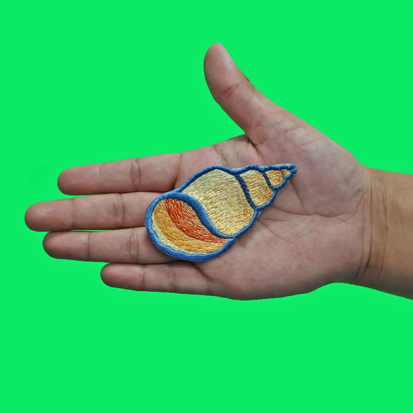 Ocean Sea Shell Patch Sunrise Sunset Colorful Embroidered Iron On ...