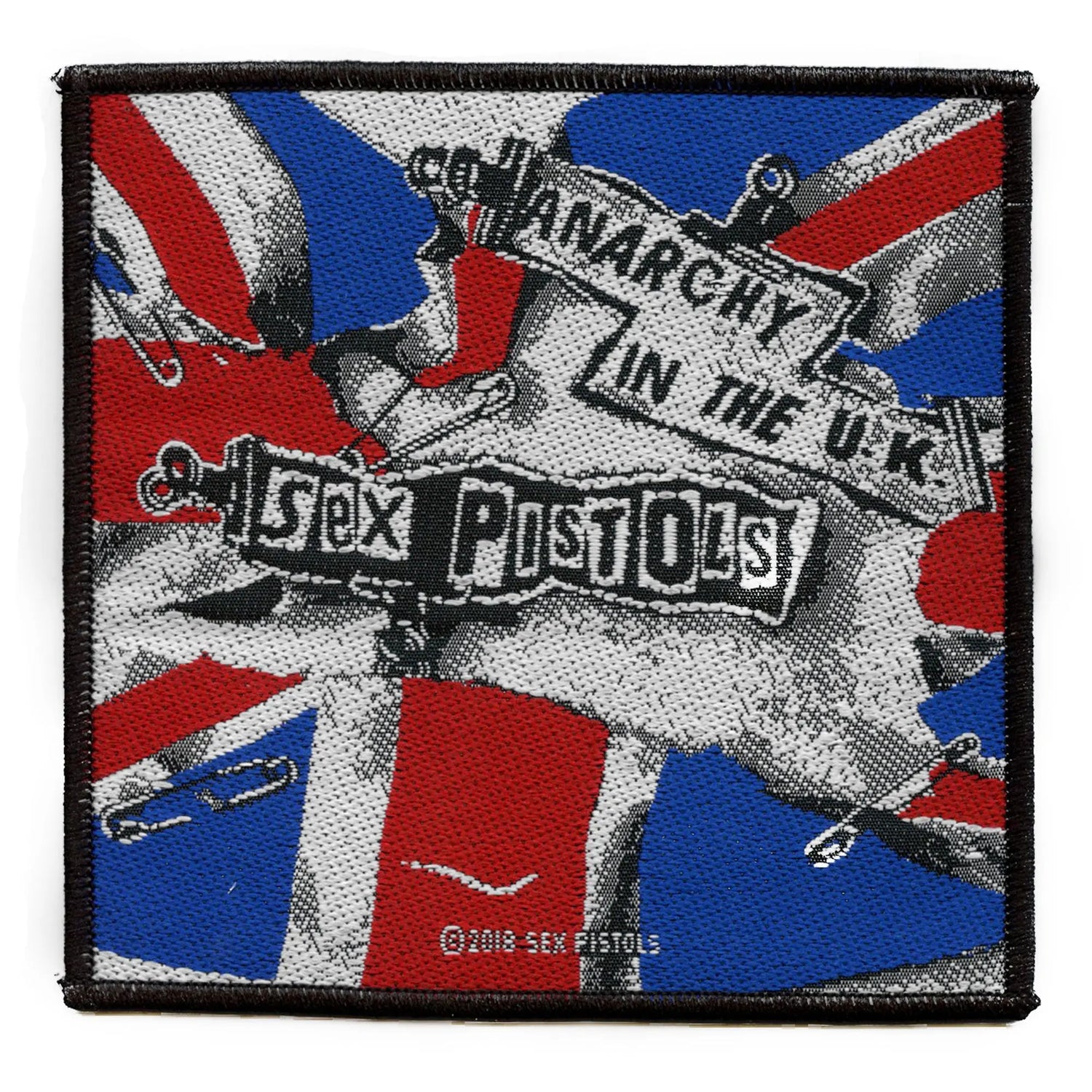 Sex Pistols Anarchy In The UK Patch Punk Rock England Woven Iron On – Patch Collection