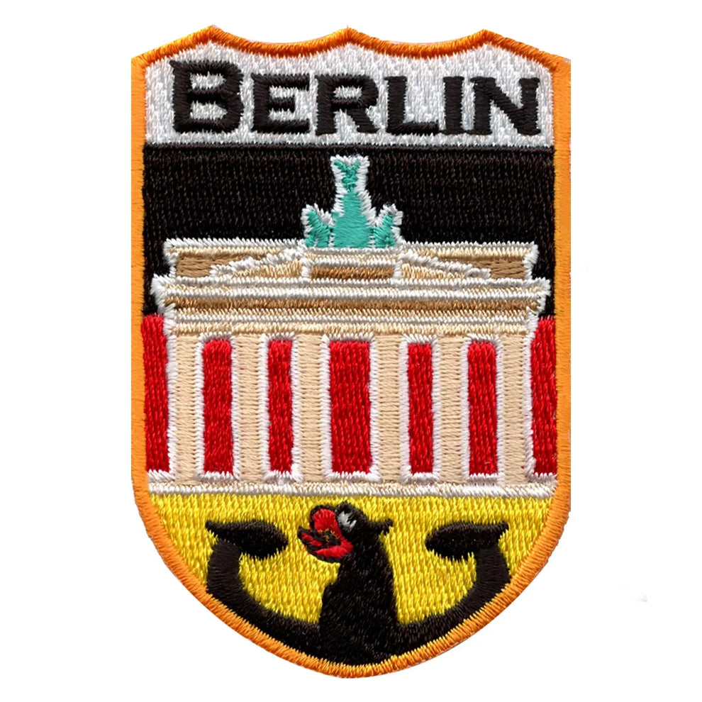 Berlin Germany Shield Embroidered Iron On Patch – Patch Collection