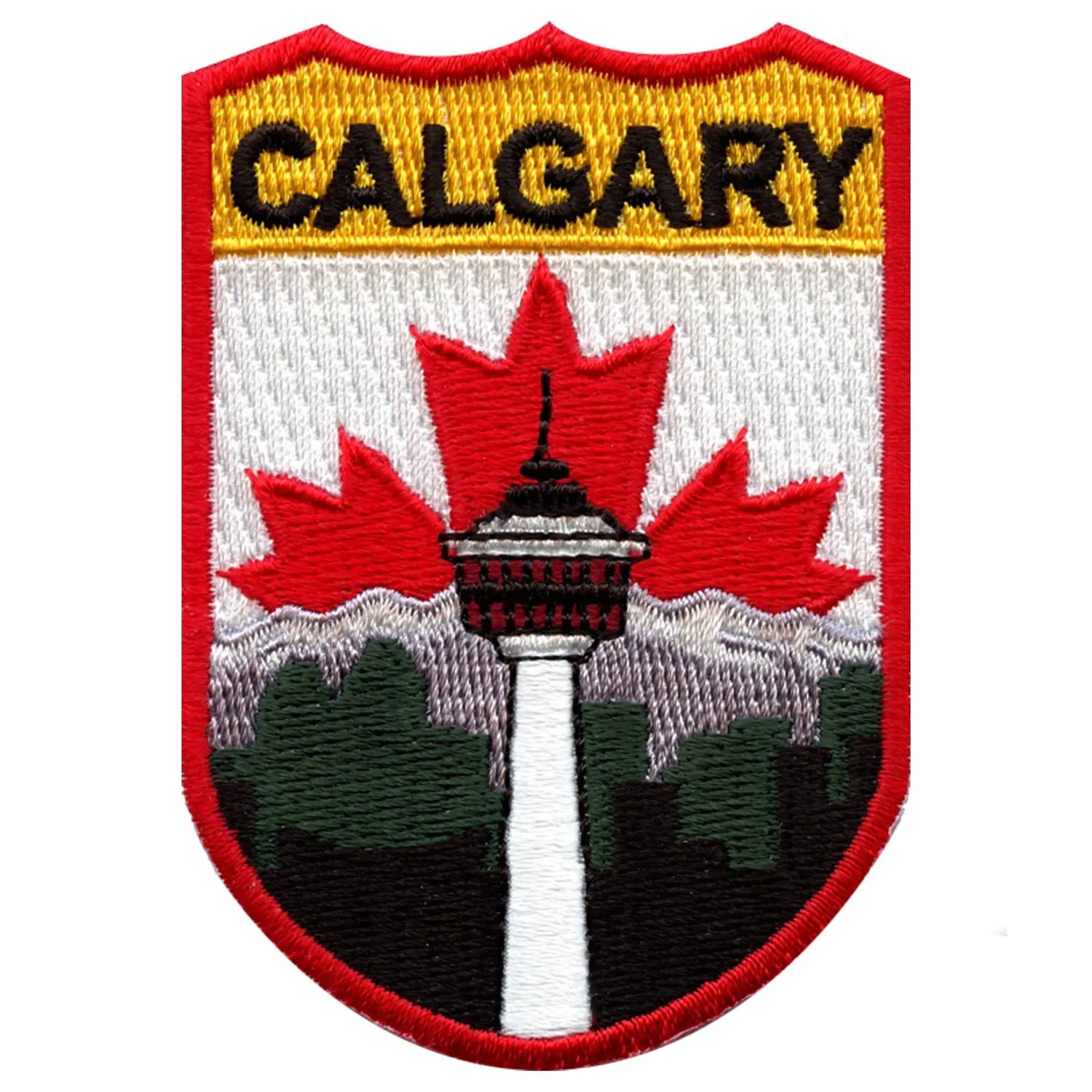 Calgary Canada Shield Emroidered Iron on Patch – Patch Collection