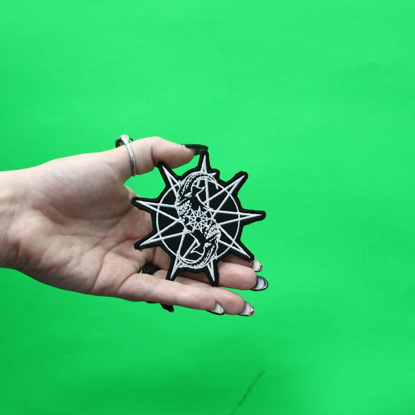 Slipknot Goat Head Star Patch Mask American Metal Embroidered Iron On ...