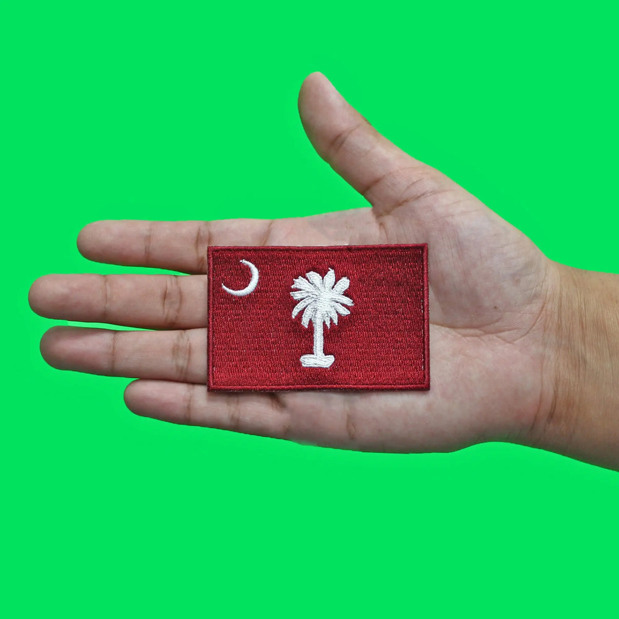 South Carolina Garnet Flag Patch State Team Sports Embroidered Iron On ...