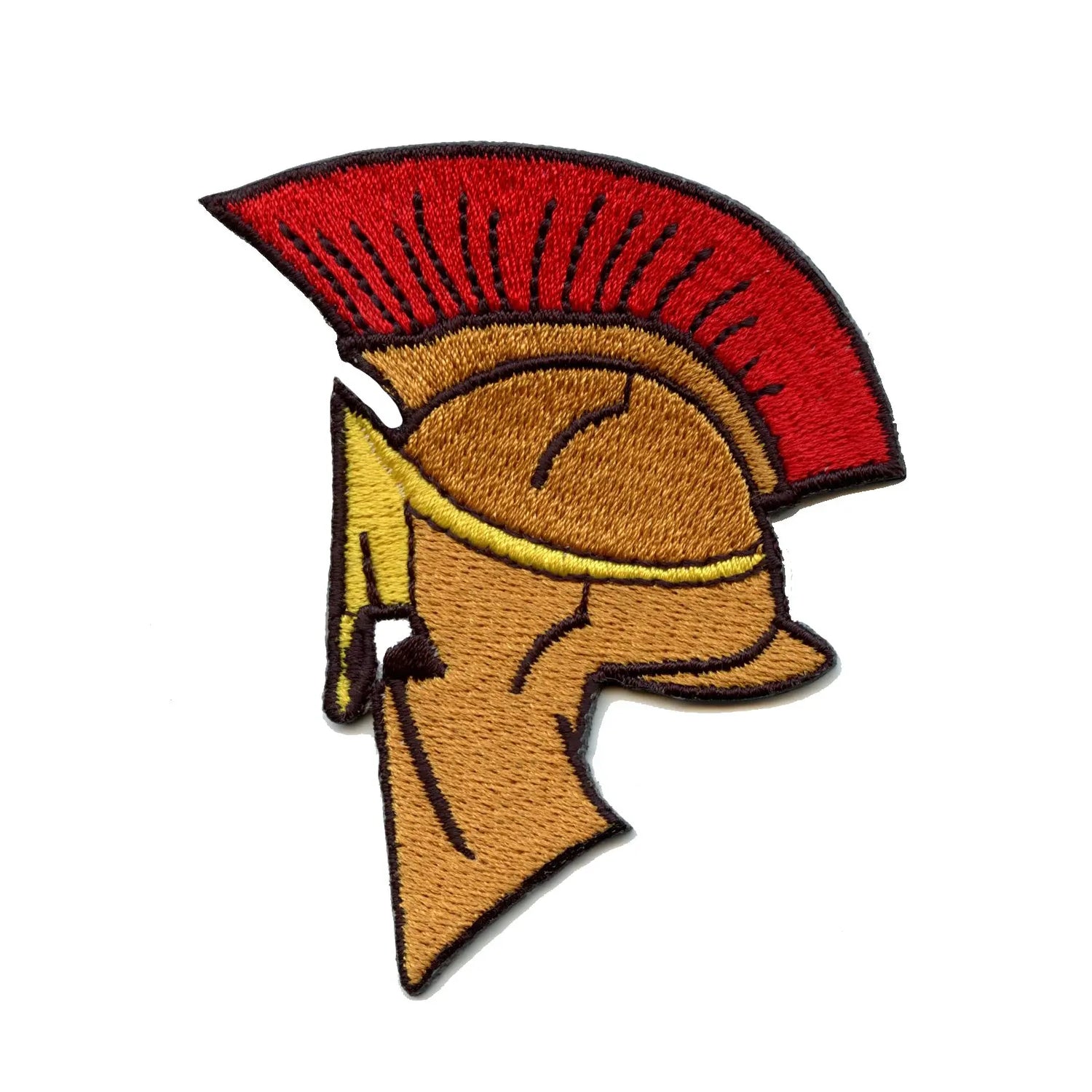 Spartan Helmet Embroidered Iron On Patch – Patch Collection