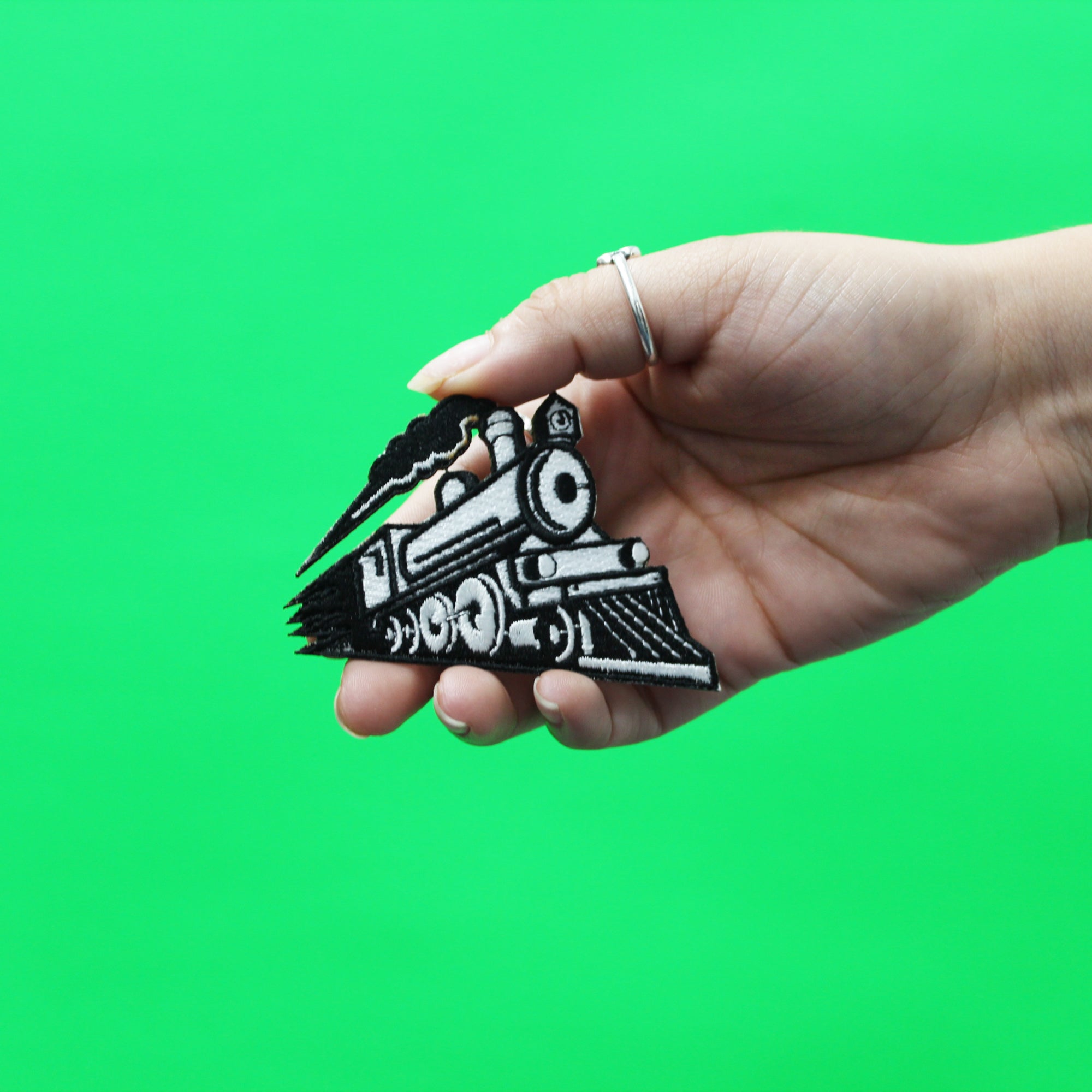 Steam Train Patch Railway Locomotive Embroidered Iron On – Patch Collection