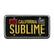 Sublime California License Plate Patch Coast Rock Band Embroidered Iron ...
