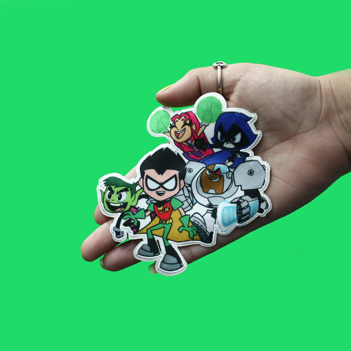 Teen Titans Go! Full Group Patch DC Cartoon Network Embroidered Iron On ...