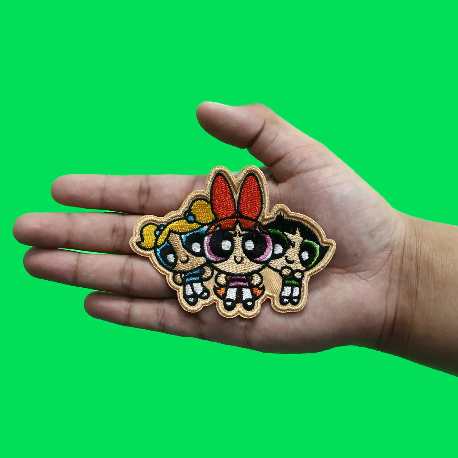 Powerpuff Girls Trio Pose Patch Cartoon Network Animation Embroidered ...