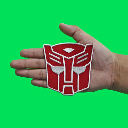Transformers Red Helmet Insignia Patch Autobots Leader Optimus Prime ...