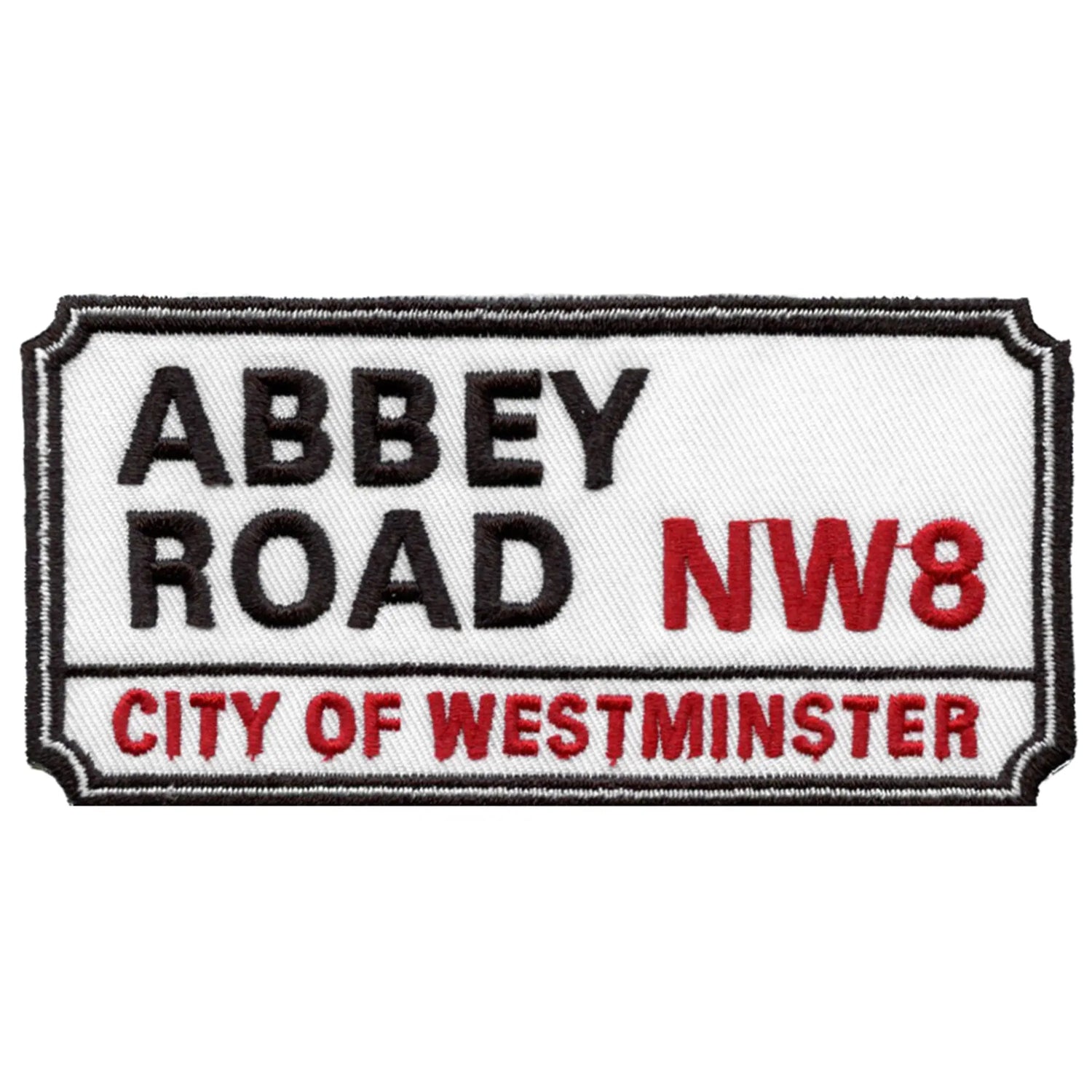 Abbey Road Street Sign Patch English Rock Band Embroidered Iron On ...
