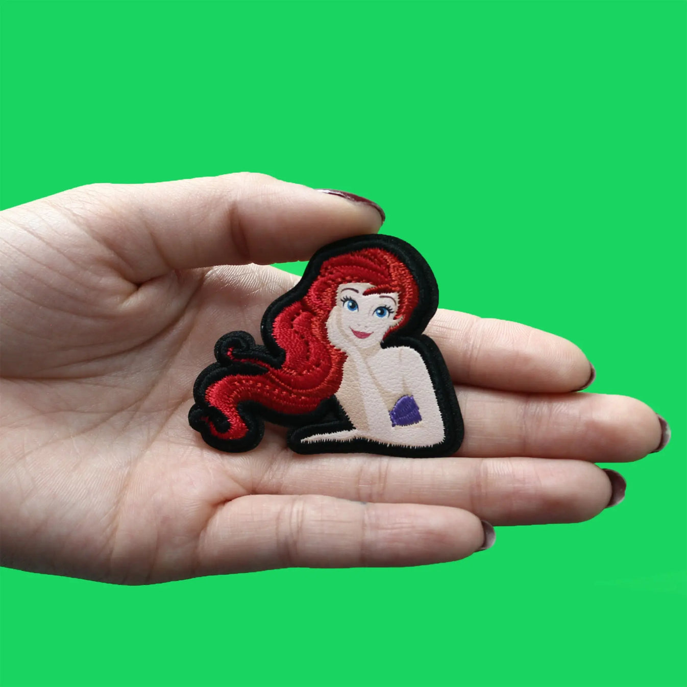 The Little Mermaid Ariel Patch Disney Princess Portrait Embroidered ...