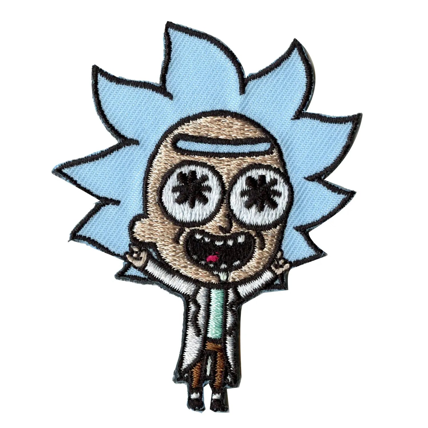 Rick and Morty Tiny Rick Embroidered Iron On Patch – Patch Collection