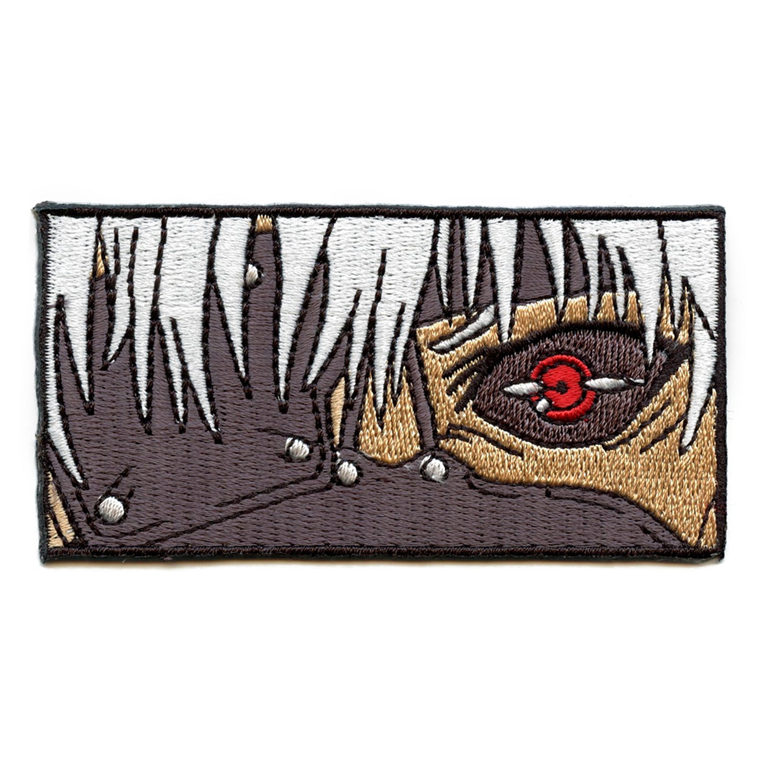 Official Tokyo Ghoul Patch Kaneki Mask Eyes Embroidered Iron On – Patch ...