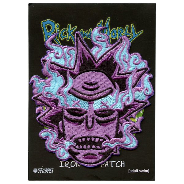 Rick and Morty Burnt Out Purple Rick Embroidered Iron On Patch – Patch ...