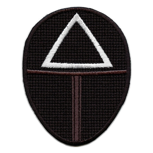 Triangle Soldier Mask Patch Survival Game Embroidered Iron On – Patch ...