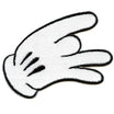 Triple D Dallas Hand With Glove Fingers Embroidered Iron On Patch ...
