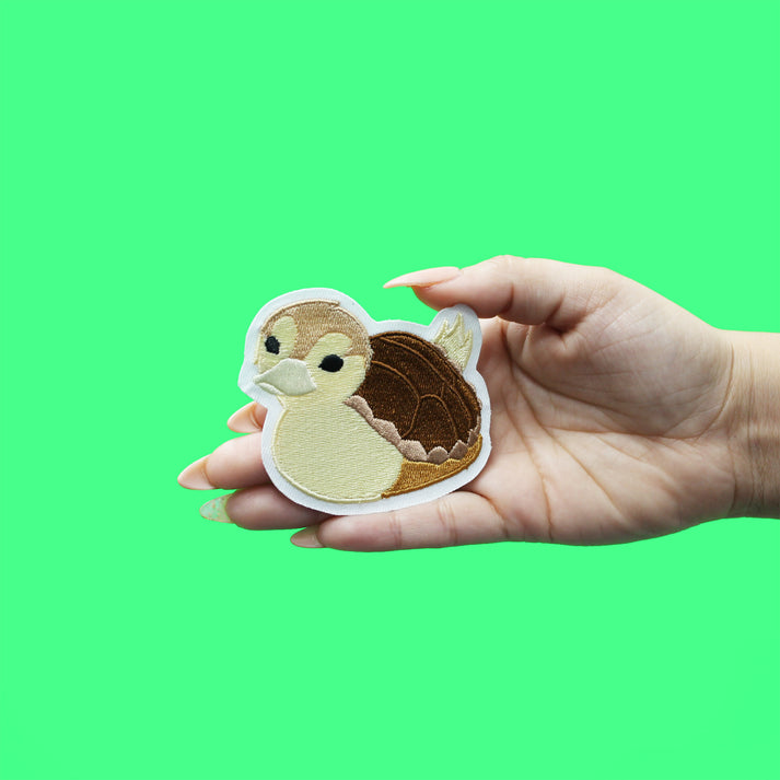 Cute Turtle Duck Patch Embroidered Iron On – Patch Collection