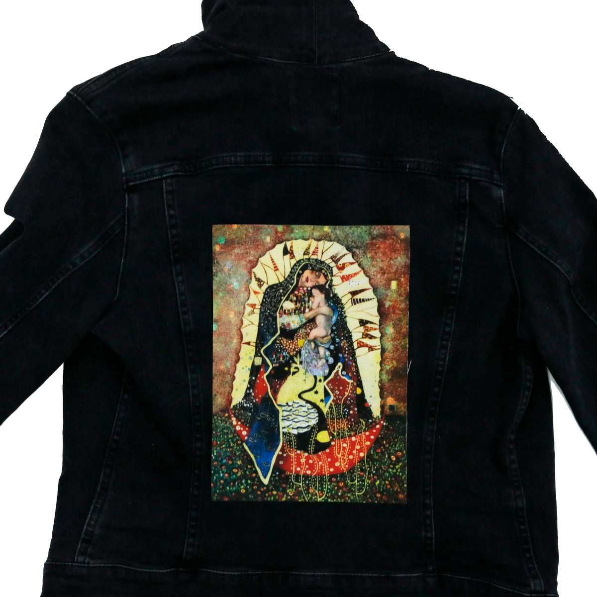Virgin Mary With Baby Jesus Iron-On FotoPatch – Patch Collection