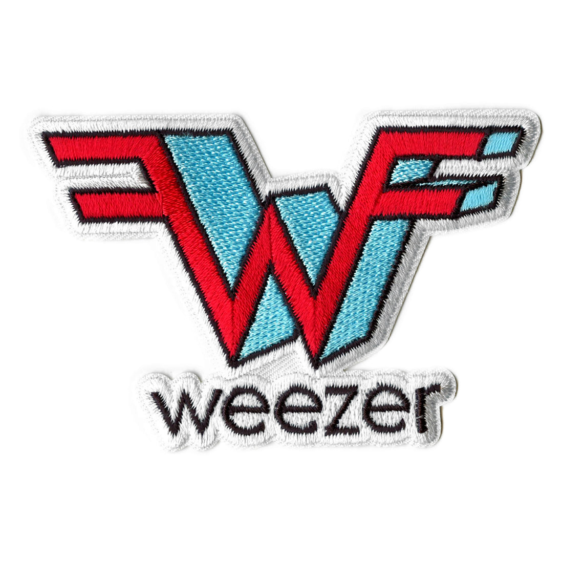 Weezer Patch 3D Logo Embroidered Iron On – Patch Collection