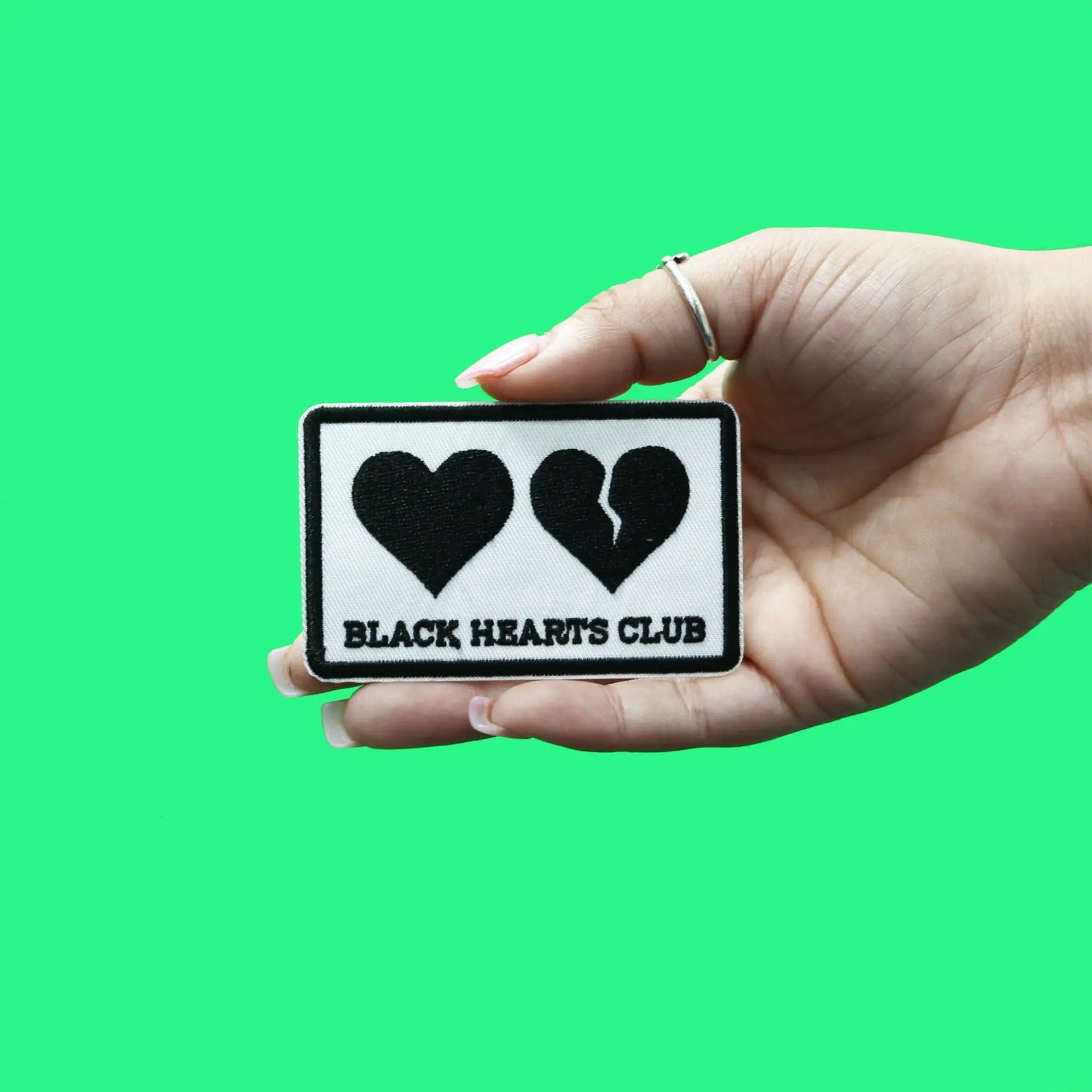 Yungblud Black Hearts Club Patch Pop Punk England Embroidered Iron On ...