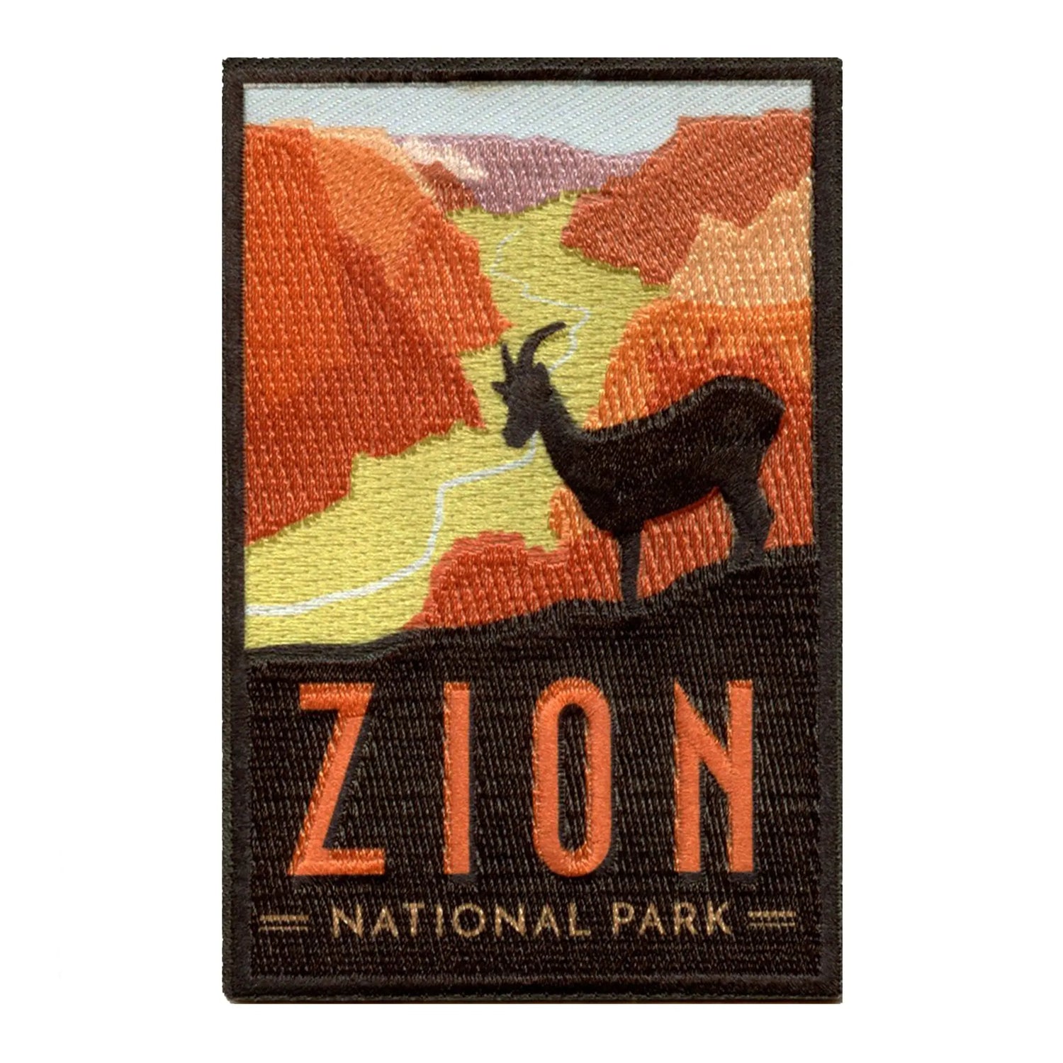 Zion National Park Patch Utah Travel Canyon Sublimated Iron On – Patch ...