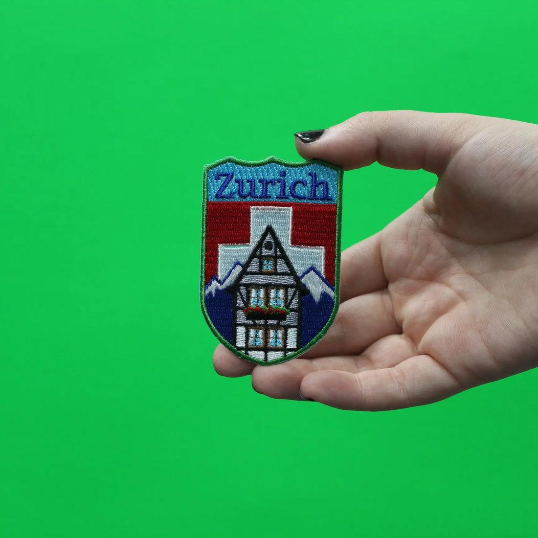 Zurich Switzerland Shield Embroidered Iron On Patch – Patch Collection