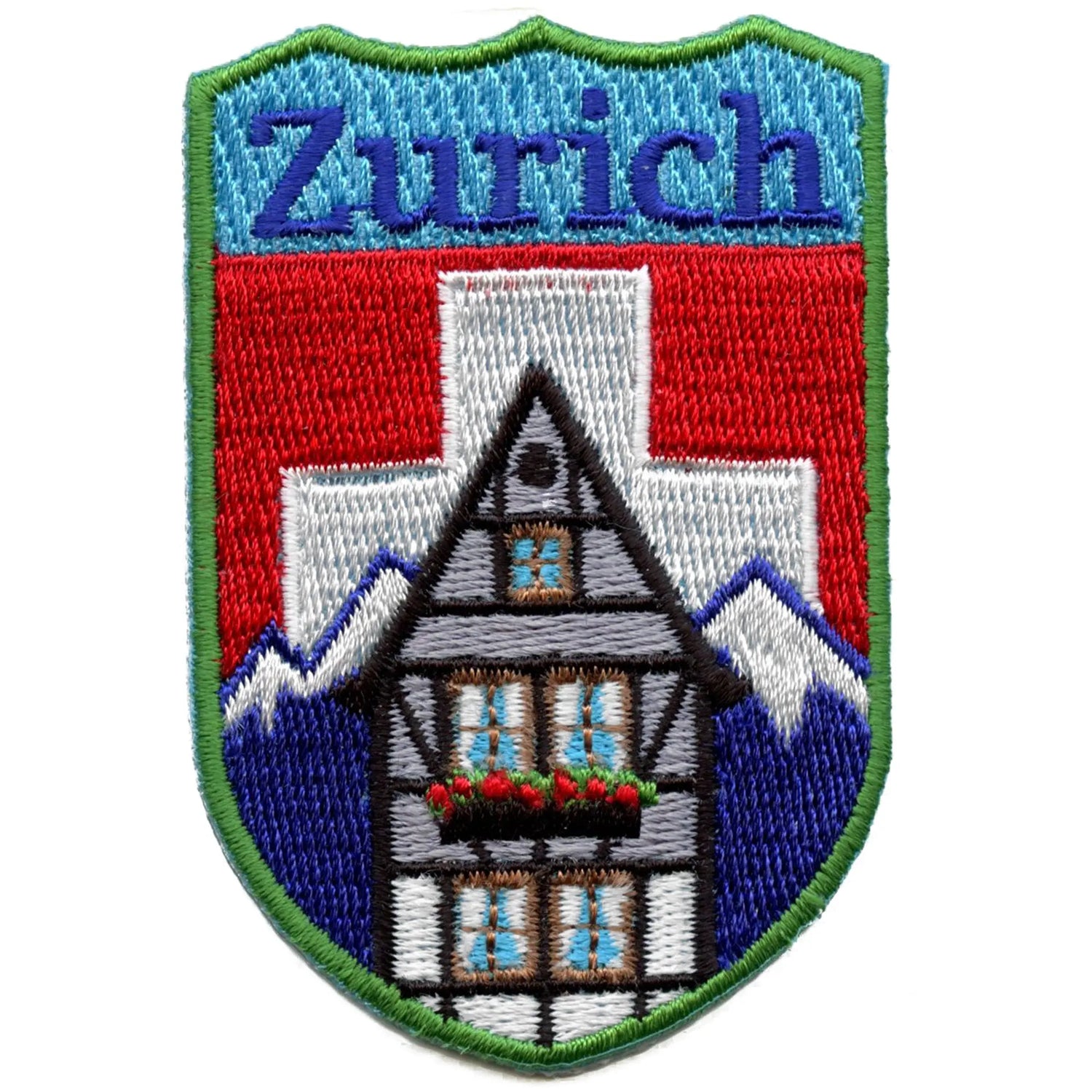 Zurich Switzerland Shield Embroidered Iron On Patch – Patch Collection