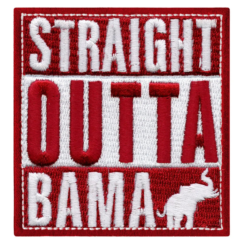 Alabama 'Straight Outta Bama' Patch College Sports – Patch Collection