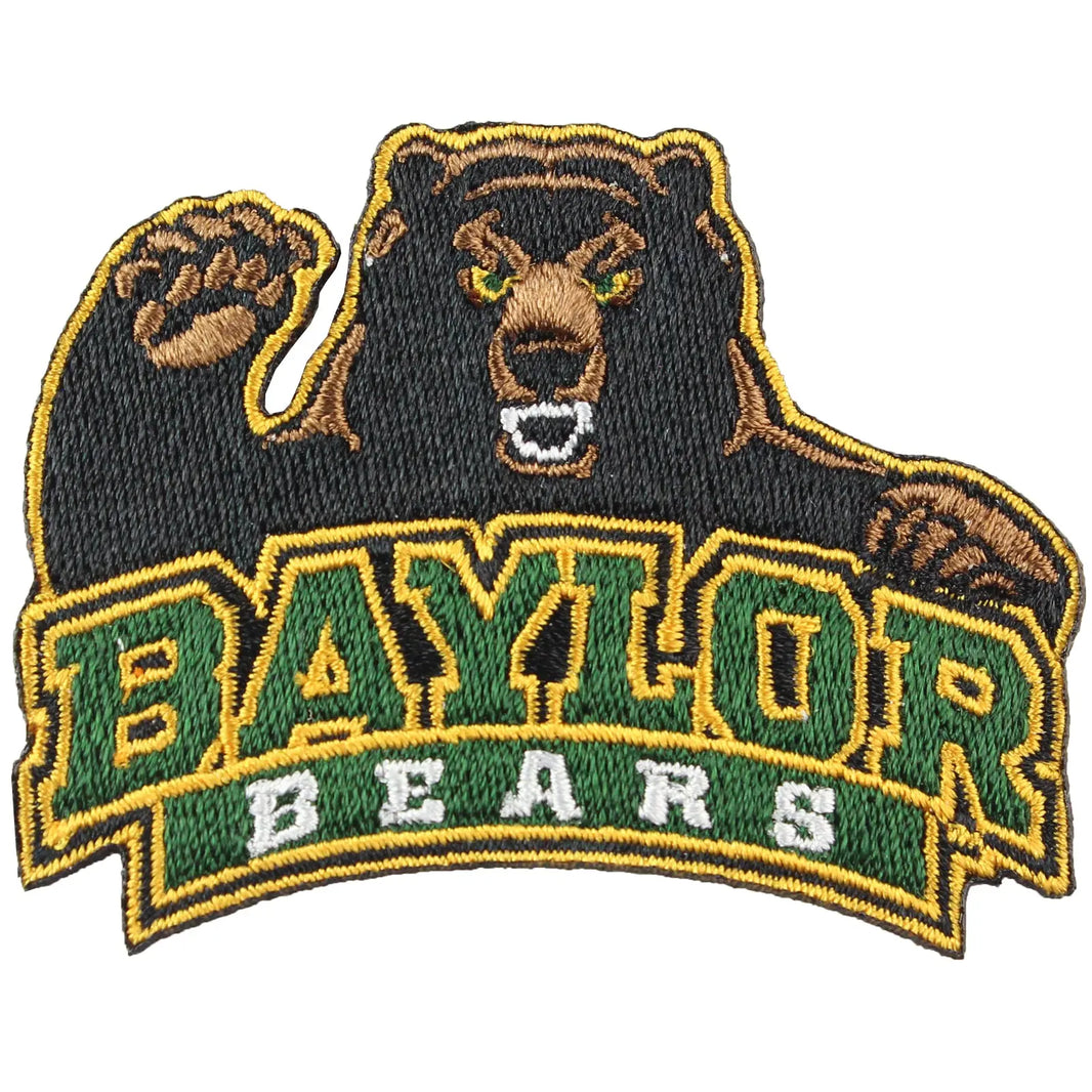 Baylor Bears Primary Logo Iron On Embroidered Patch – Patch Collection