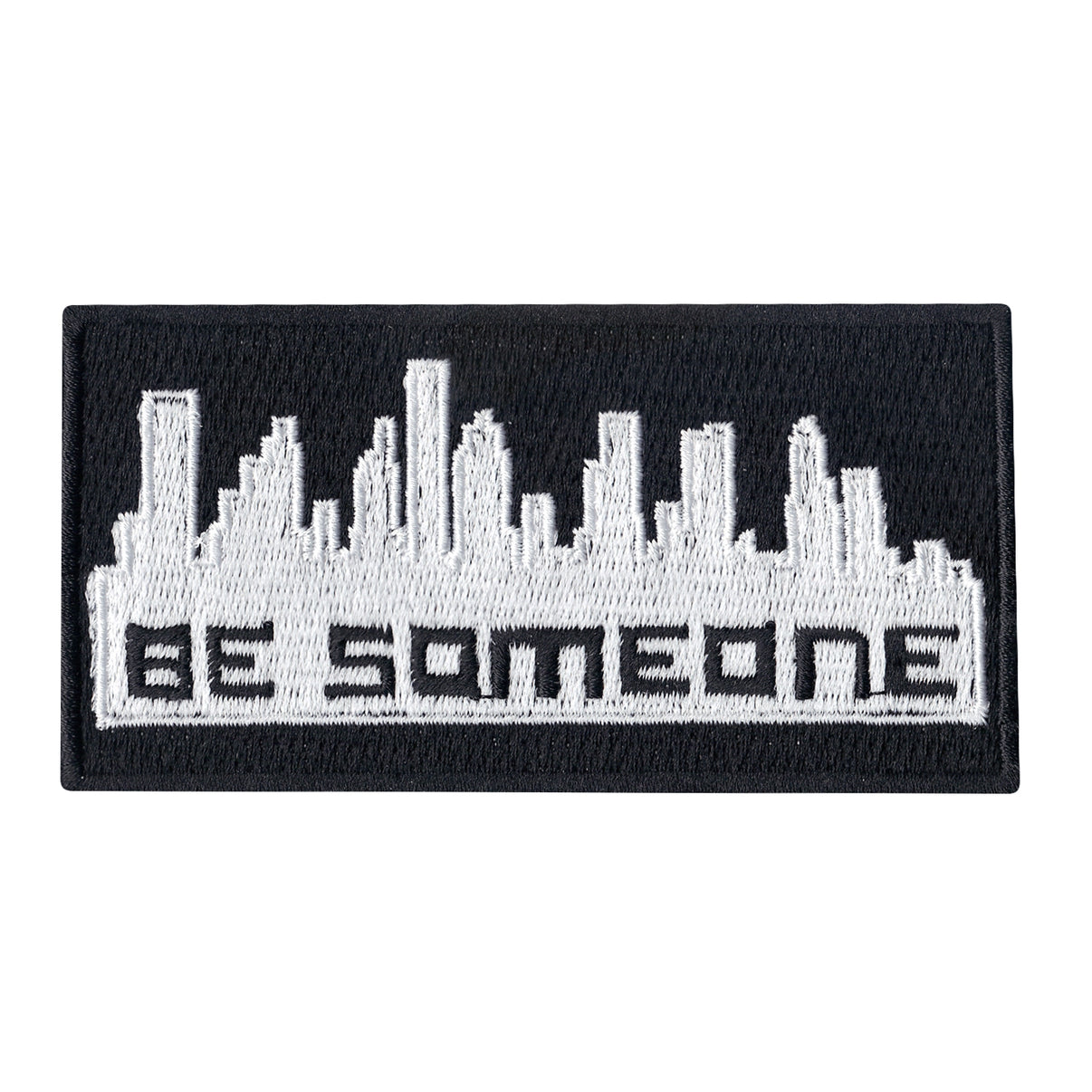 Be Someone Houston Texas Graffiti Iron on Patch (Black) – Patch Collection