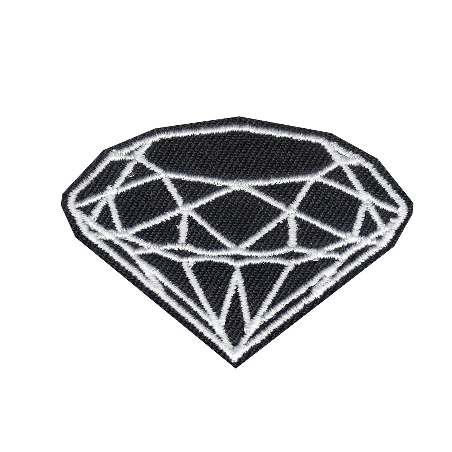 Black Diamond Iron On Embroidered Patch – Patch Collection