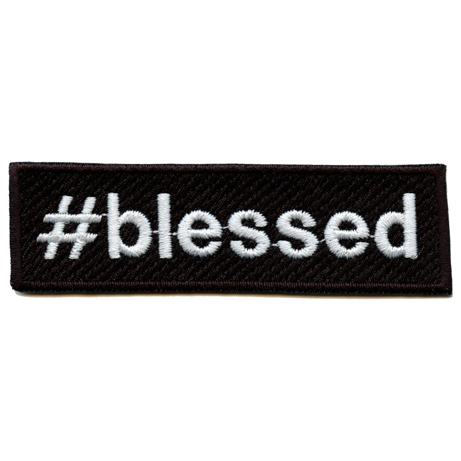 #blessed Embroidered Iron On Patch – Patch Collection